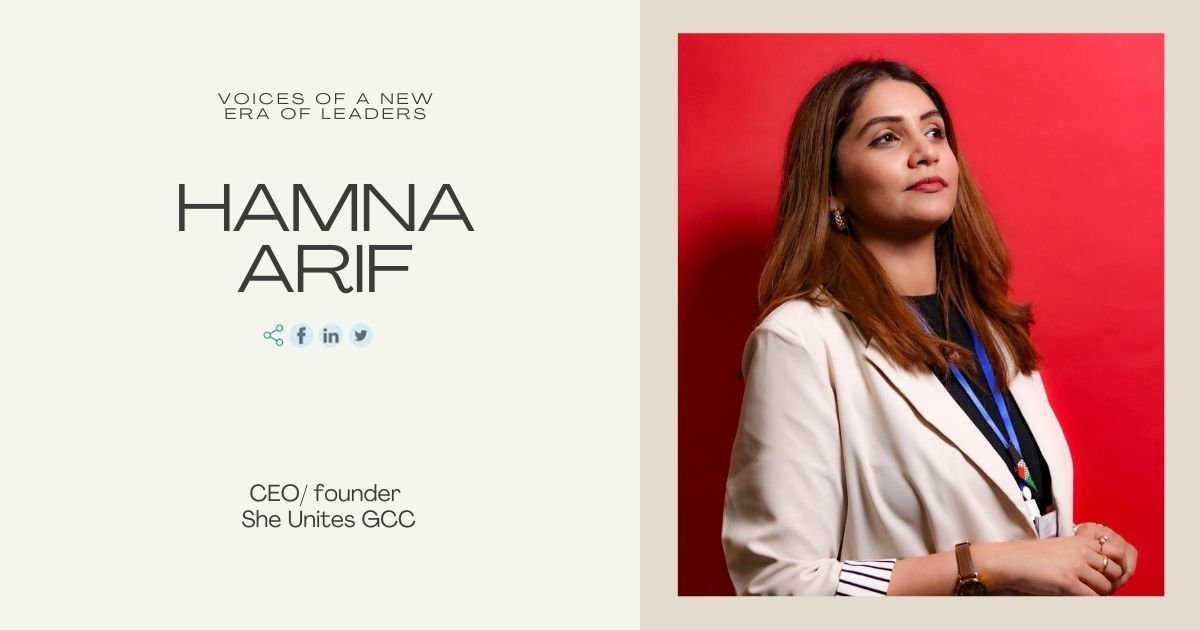 Hamna Arif as a voice for a new era of leaders